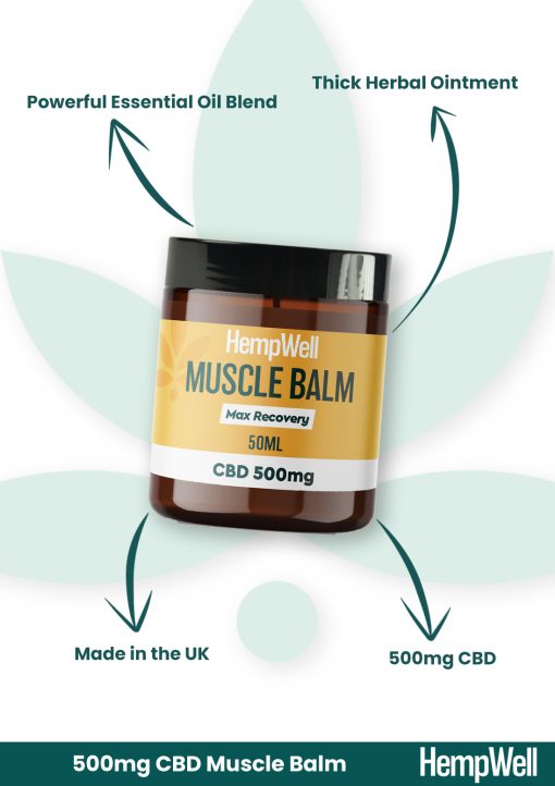 CBD Muscle Balm 500MG | Pure Native CBD